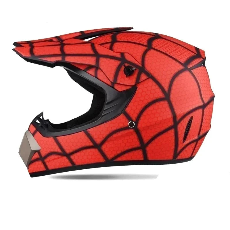 Casque BMX Spiderman Rouge – Protection & Style Héroïque